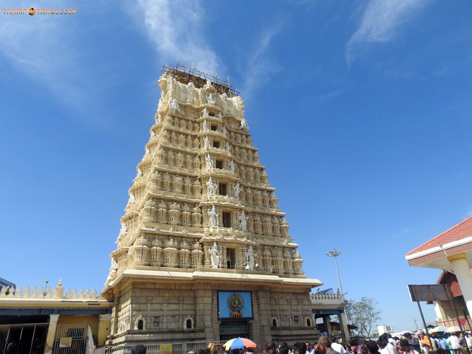 Chamundeshwari Temple View TrampTraveller
