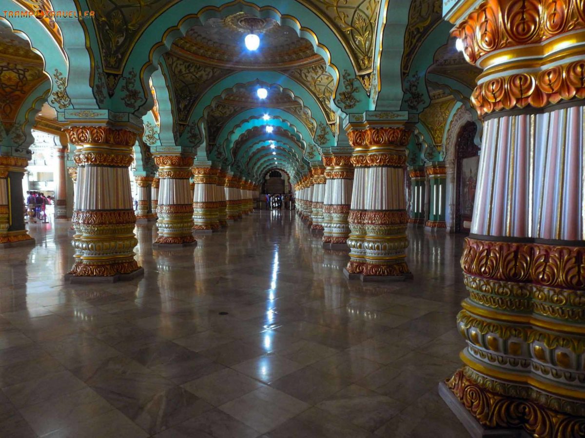 Mysore Palace View – Mysore – Karnataka – India. TrampTraveller